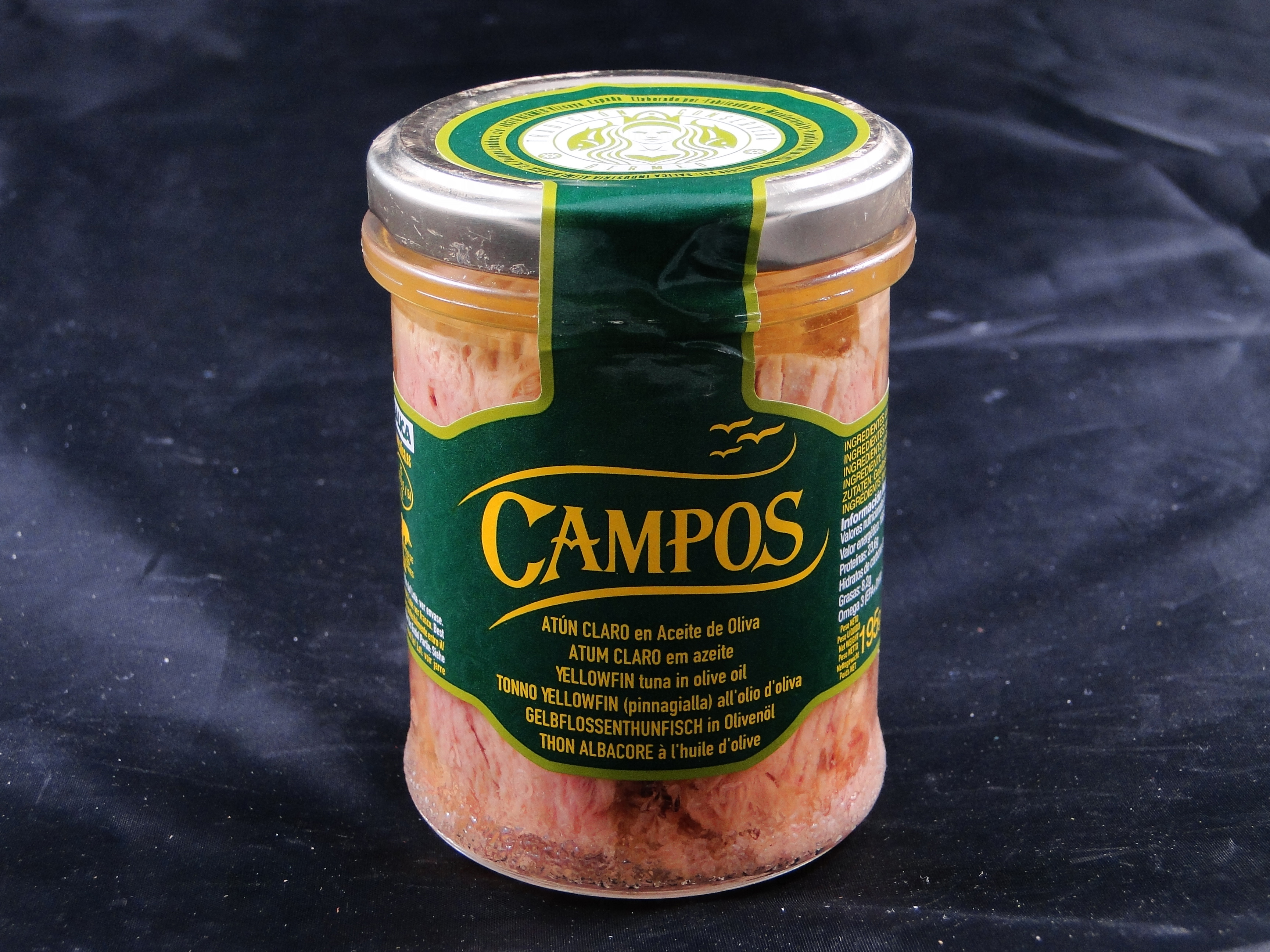Atún Campos en aceite de oliva 212Gr